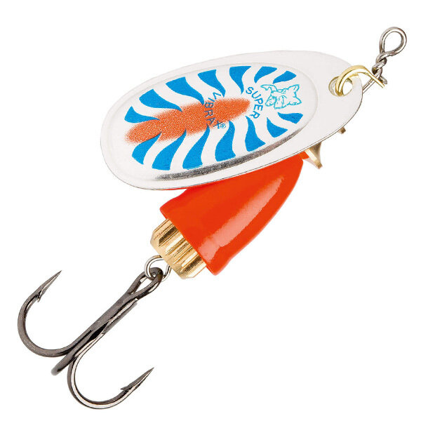 Блесна вращающаяся Mepps XD TRI FLUO Brown № 1, вес 3.0гр, длина 22 мм