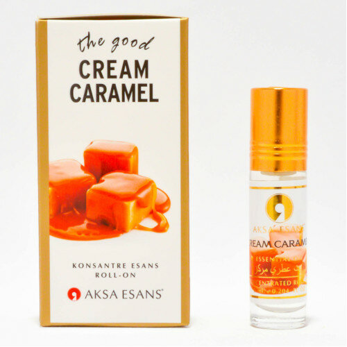 CREAM CARAMEL Concentrated Perfume Oil, Aksa Esans (крем карамель турецкие роликовые масляные духи, Акса Эсанс), 6 мл.