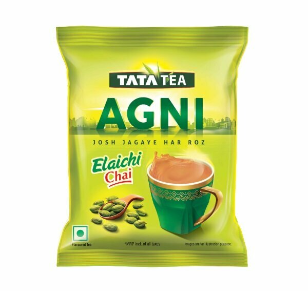 Agni ELAICHI Chai, TATA TEA (Премиальный чёрный чай С кардамоном, тата), 250 г.