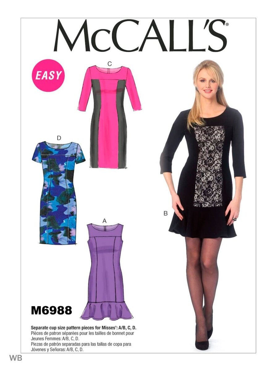 Выкройки для рукоделия Vogue patterns 6-14