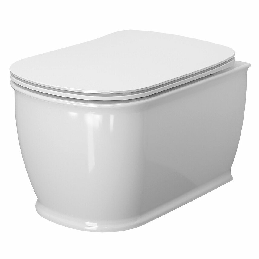 Подвесной унитаз Ambassador Royal 263K19002RS с сиденьем микролифт