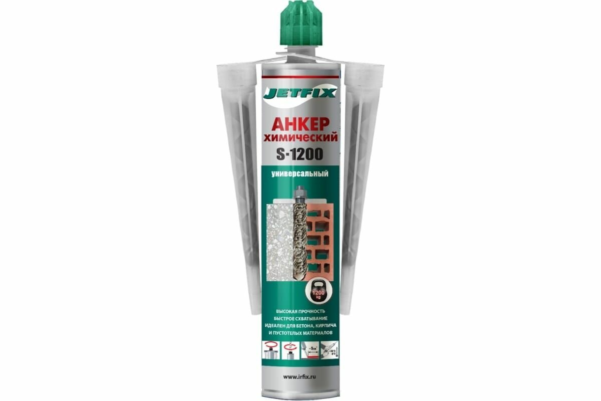 Универсальный химический анкер JETFIX серый, 300 мл 21030