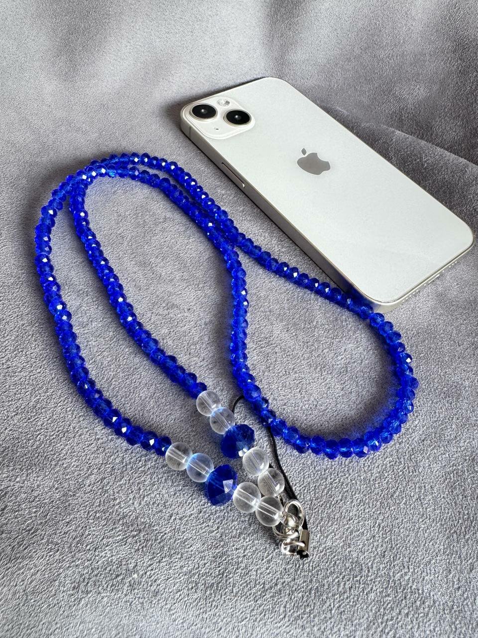 Шнурок ремешок для телефона или пропуска на шею 36 см