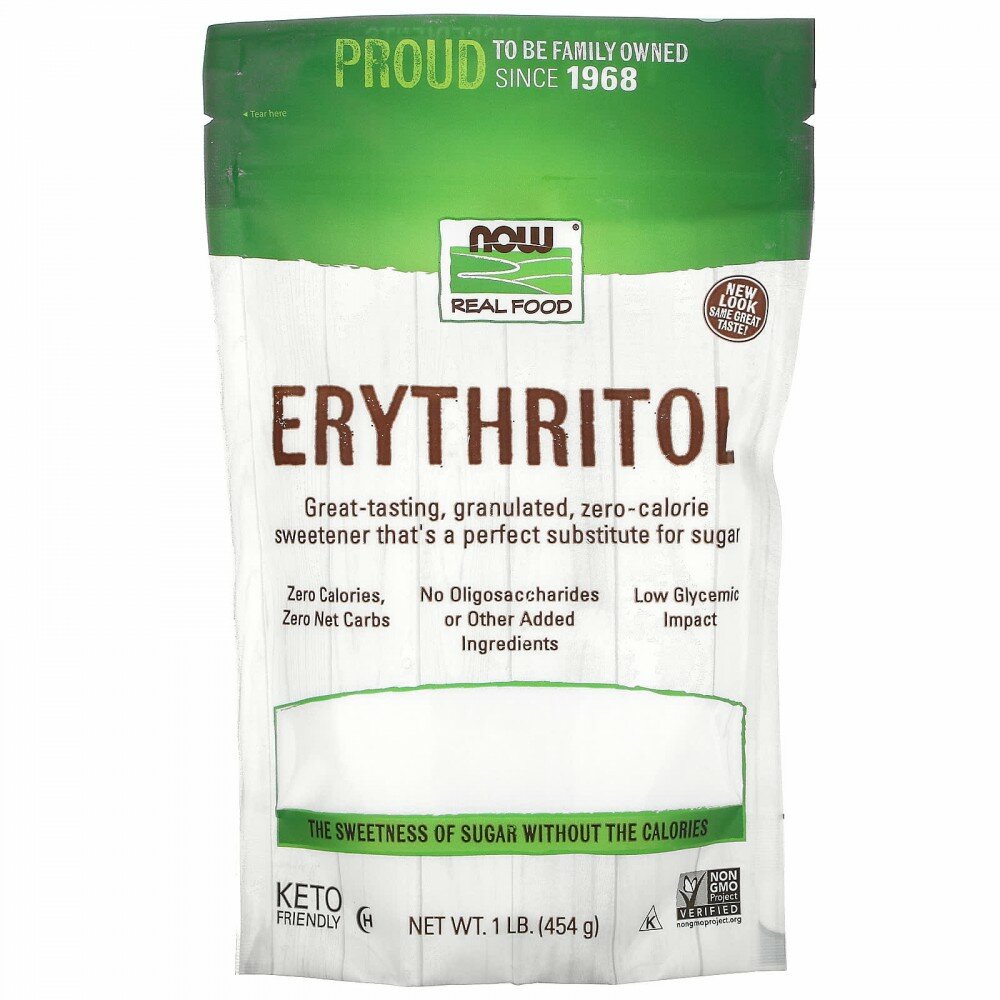 Now Erythritol, 1 lb (454 g)