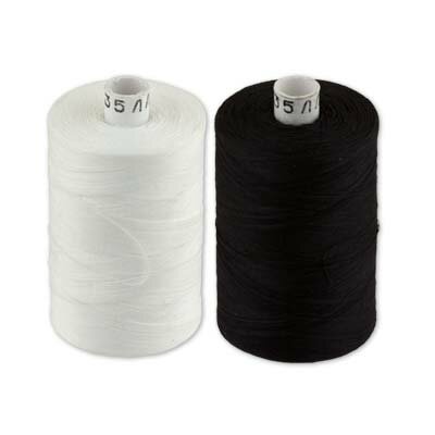 Швейные нитки (армированные) 35 ЛЛ-OI03 2500 м Б/Ч цвет №0101 белый