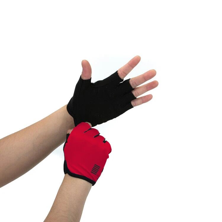 Велосипедные перчатки YKYWBIKE с полупальцами для мужчин и женщин, летние велосипедные перчатки с подкладкой XRD, оранжевые флуоресцентные