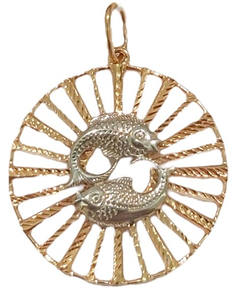 Подвеска, красное золото, 585 проба