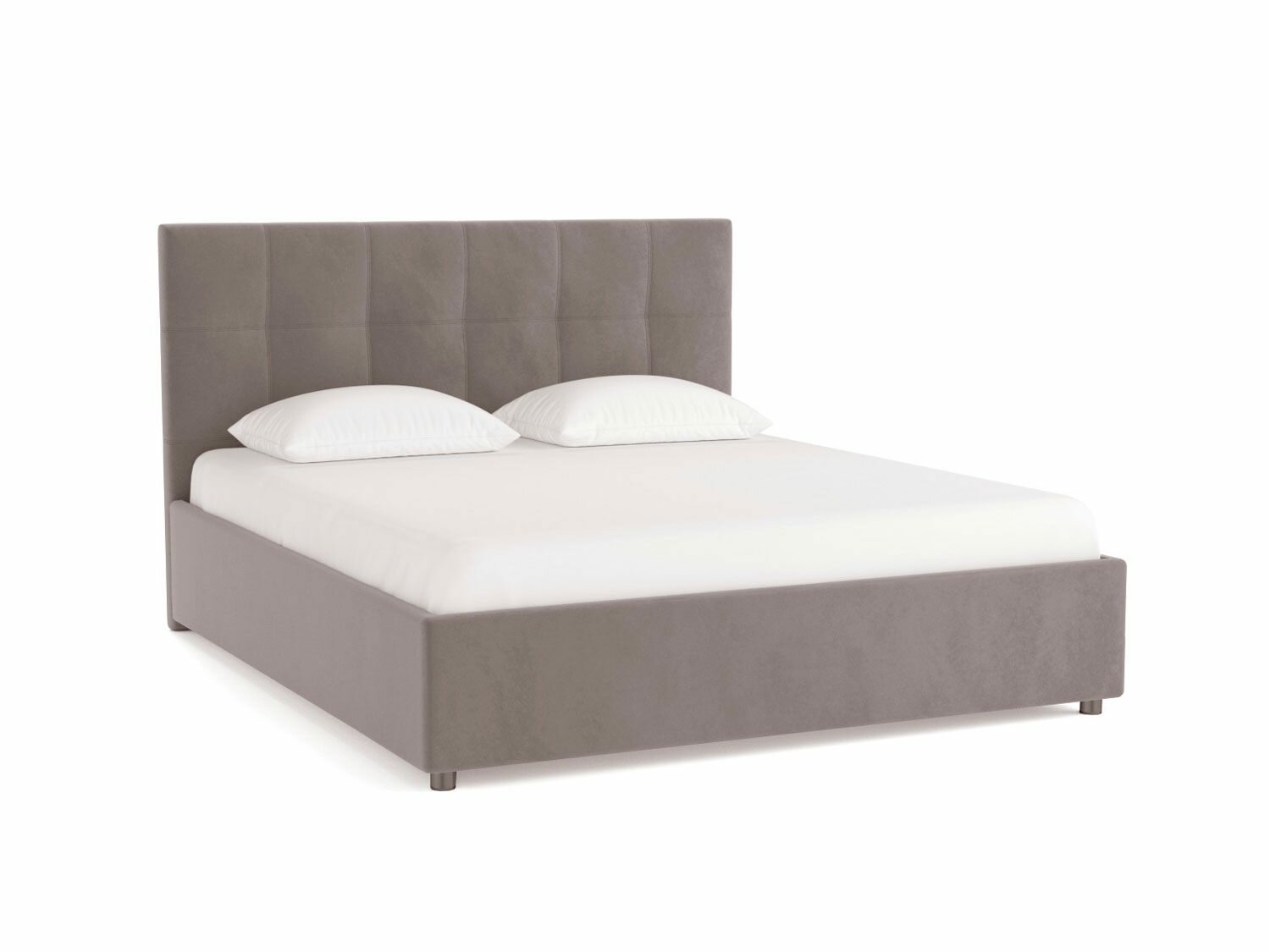 Кровать "Greta", размер 200x160, ткань Casanova, цвет Grey