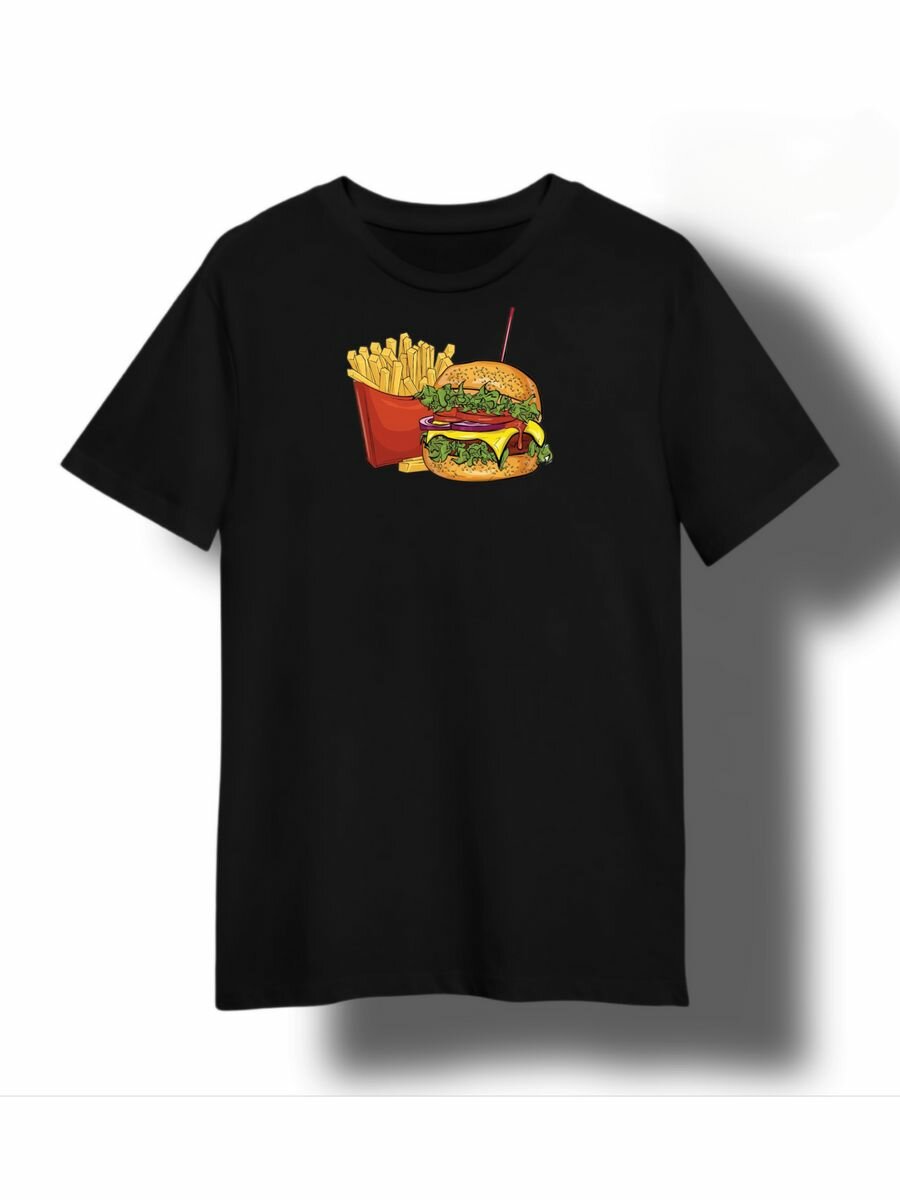 Футболка бургер