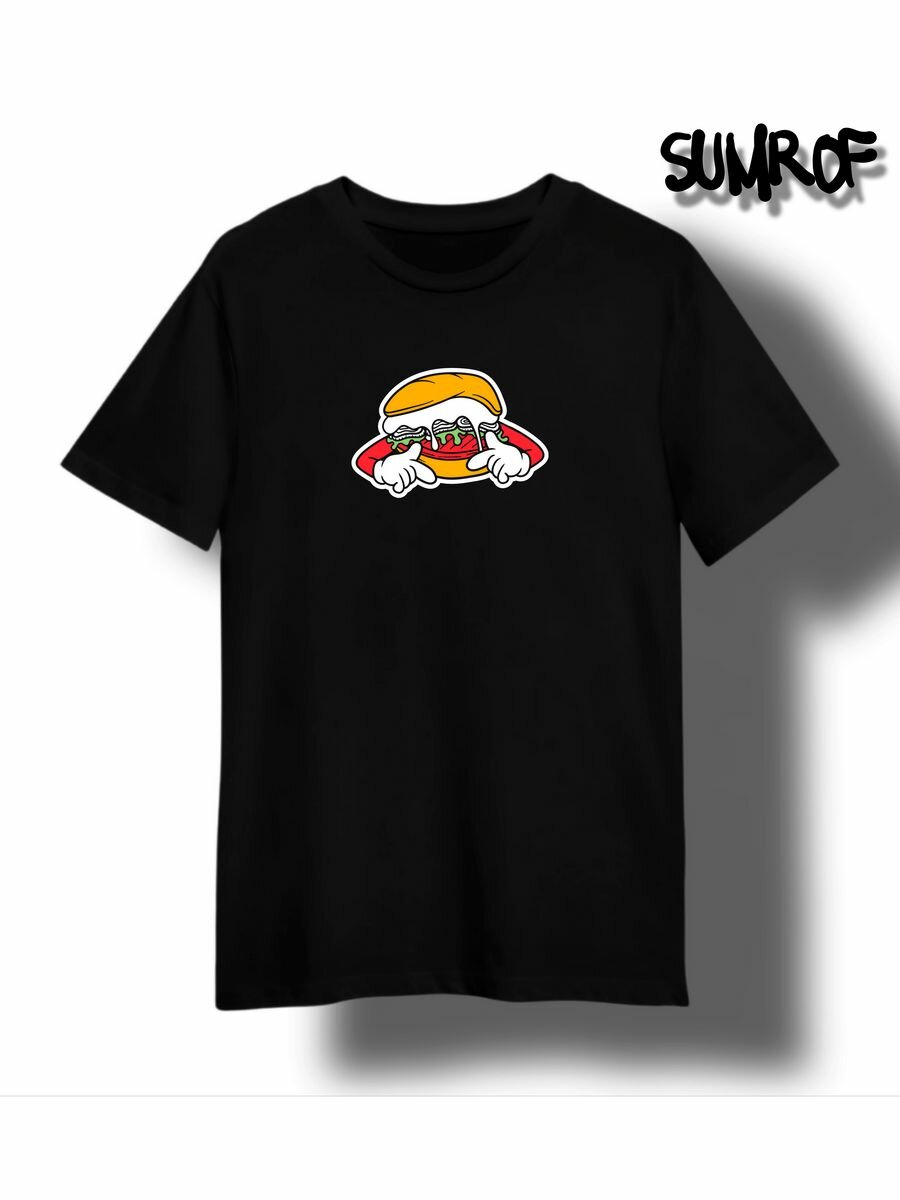 Футболка бургер