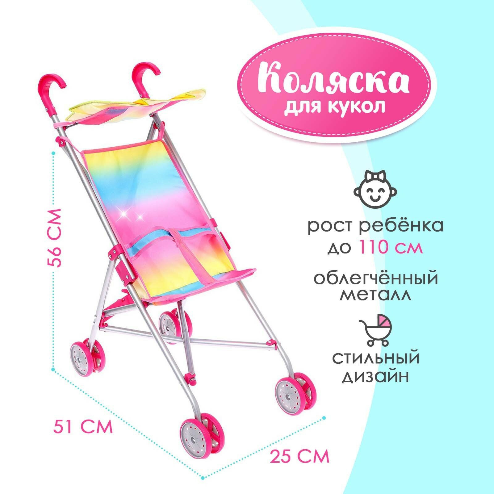 "Коляска-трость для кукол" от бренда ЛАС играс