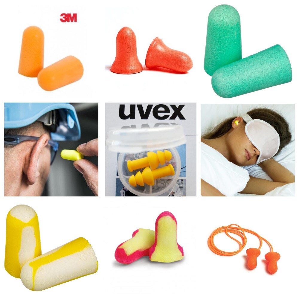 Беруши для сна и путешествий промо набор 7 пар Honeywell, 3М, Uvex