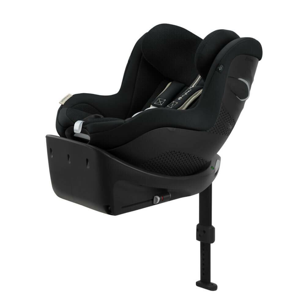 Cybex Sirona Gi i-Size with Base, автокресло от 3 месяцев до 3-4 лет гр.0-1 (0-18 кг), цвет Moon Black Plus