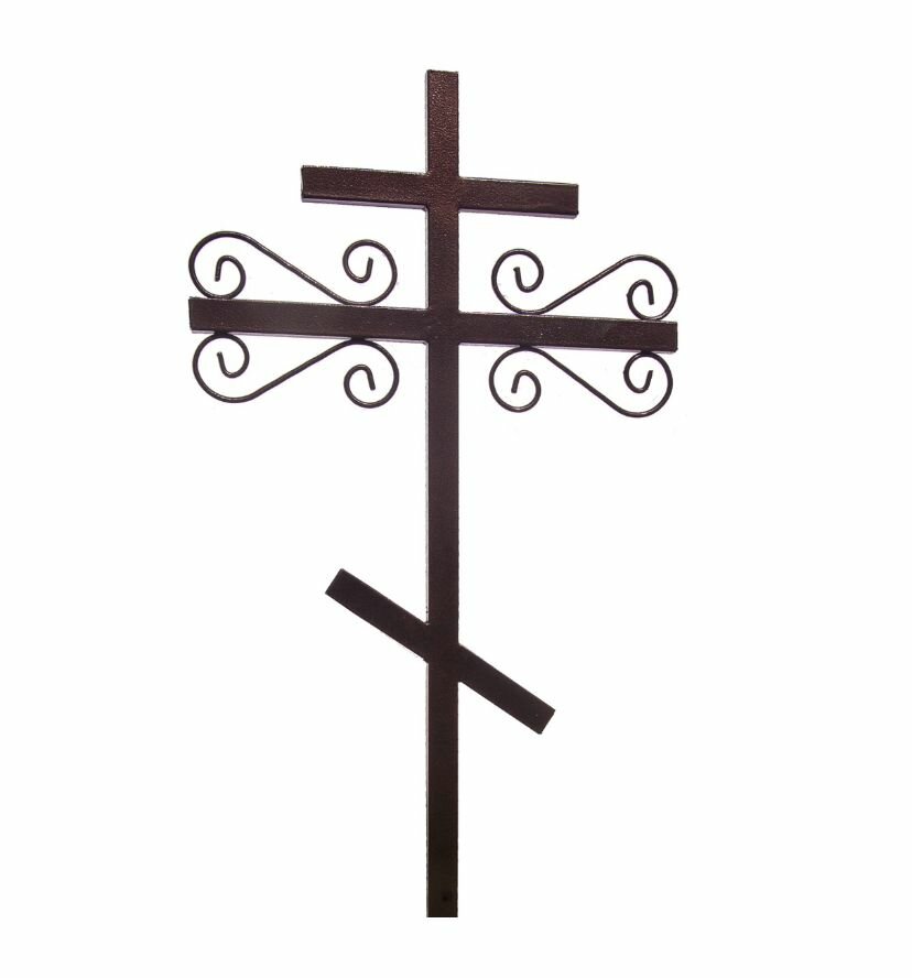 Крест 1,2м кованный