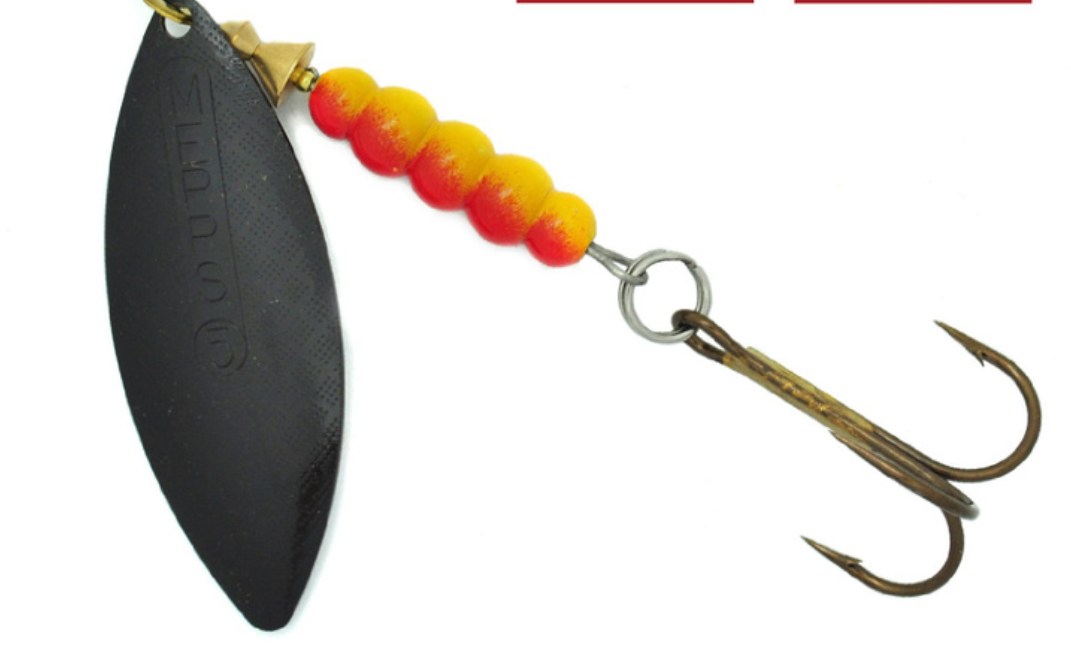 Вращающая блесна из латуни Mepps Aglia Long №1+ 6г -NR, 68mm