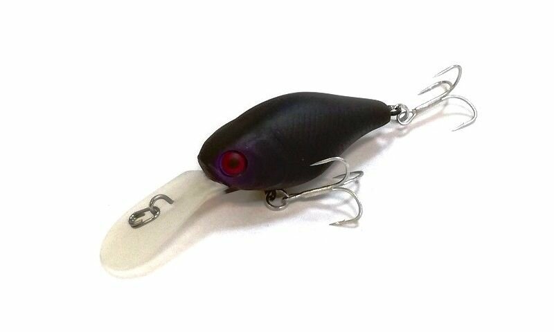 Воблер JACKALL DIVING CHUBBY 38 4.3g цвет MAT BLACK