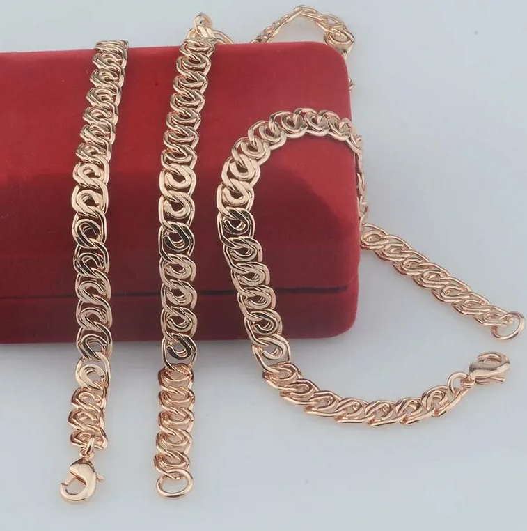 Комплект бижутерии: цепь, браслет