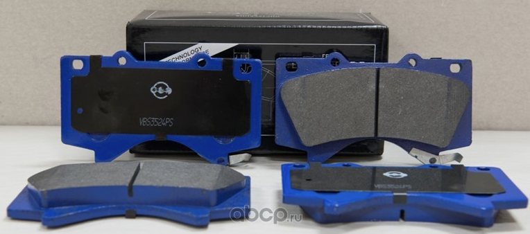VBS3524PS VITE Колодки тормозные дисковые передние TOYOTA LAND CRUIZER PRADO