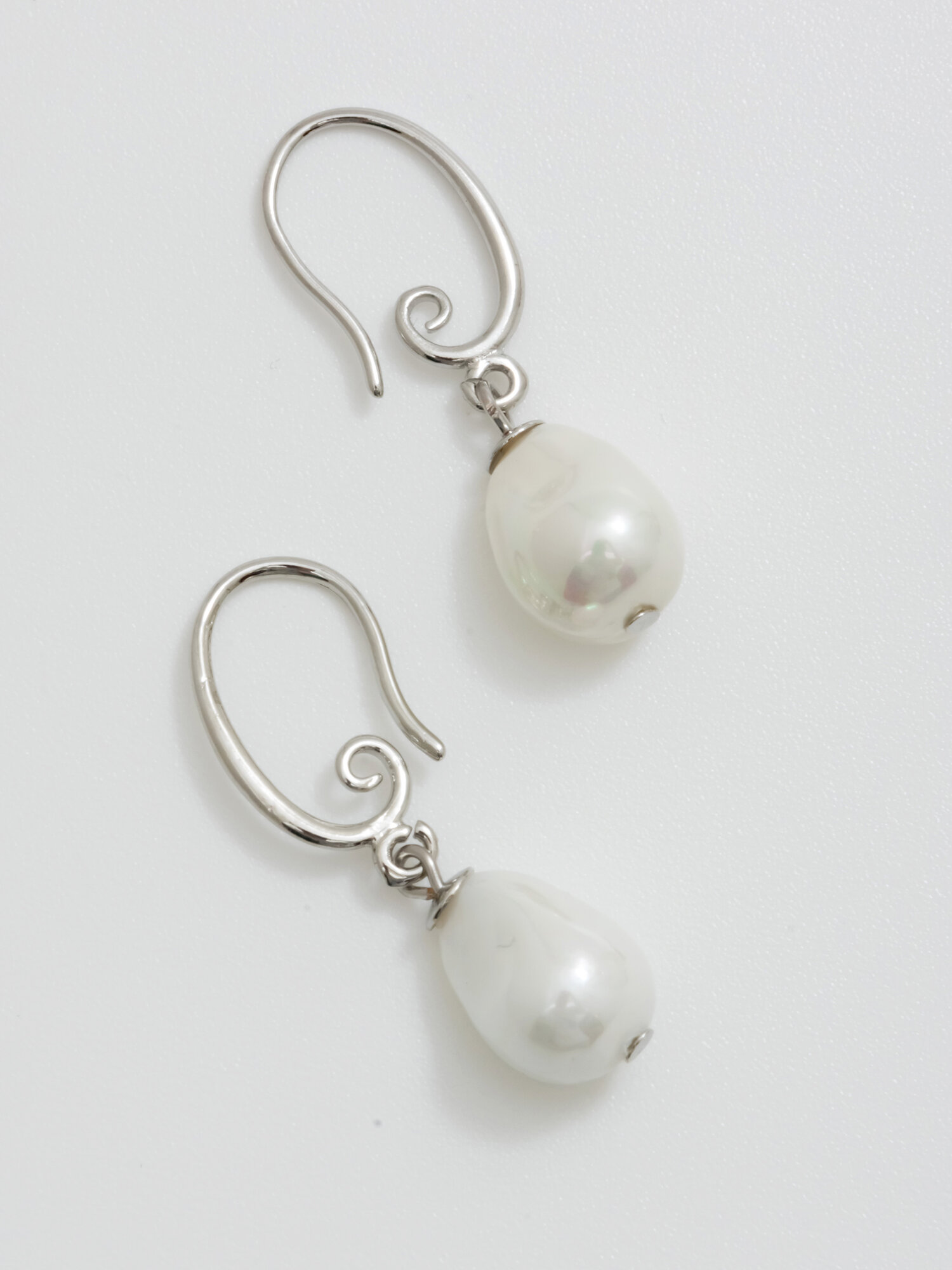 Серьги, жемчуг имитация