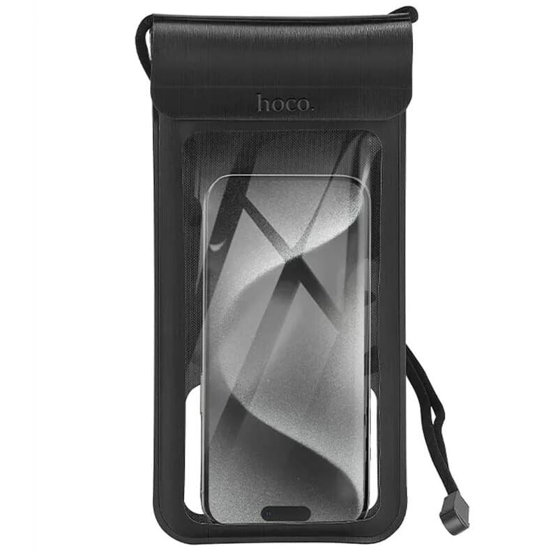 Hoco/Чехол водонепроницаемый Treasure 296x120x0.7mm IPX8 черный