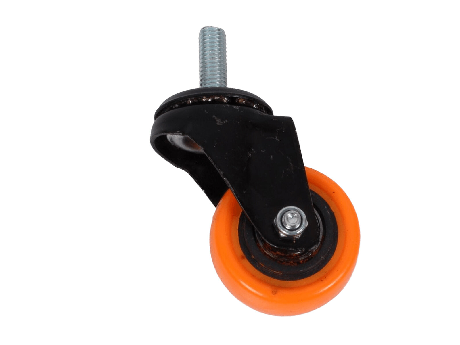 Колесо оранжевая резина 50мм с болтом