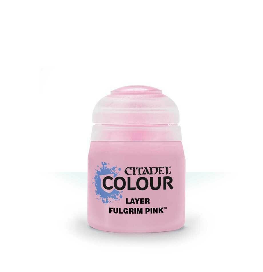 Аксессуар для Warhammer Games Workshop Краска Слой: фулгрим розовый (12мл)(LAYER: FULGRIM PINK (12ML) 2023