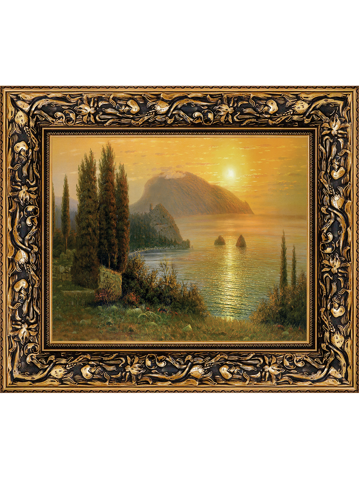 Картина на стену для интерьера Декарт настенный декор панно в раме багете в гостиную ванную детскую для офиса лофт пейзаж абстракция