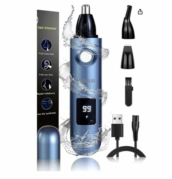 Электробритва Beheart G520 Sliver Триммер для носа TS01 Black (Gift Box)