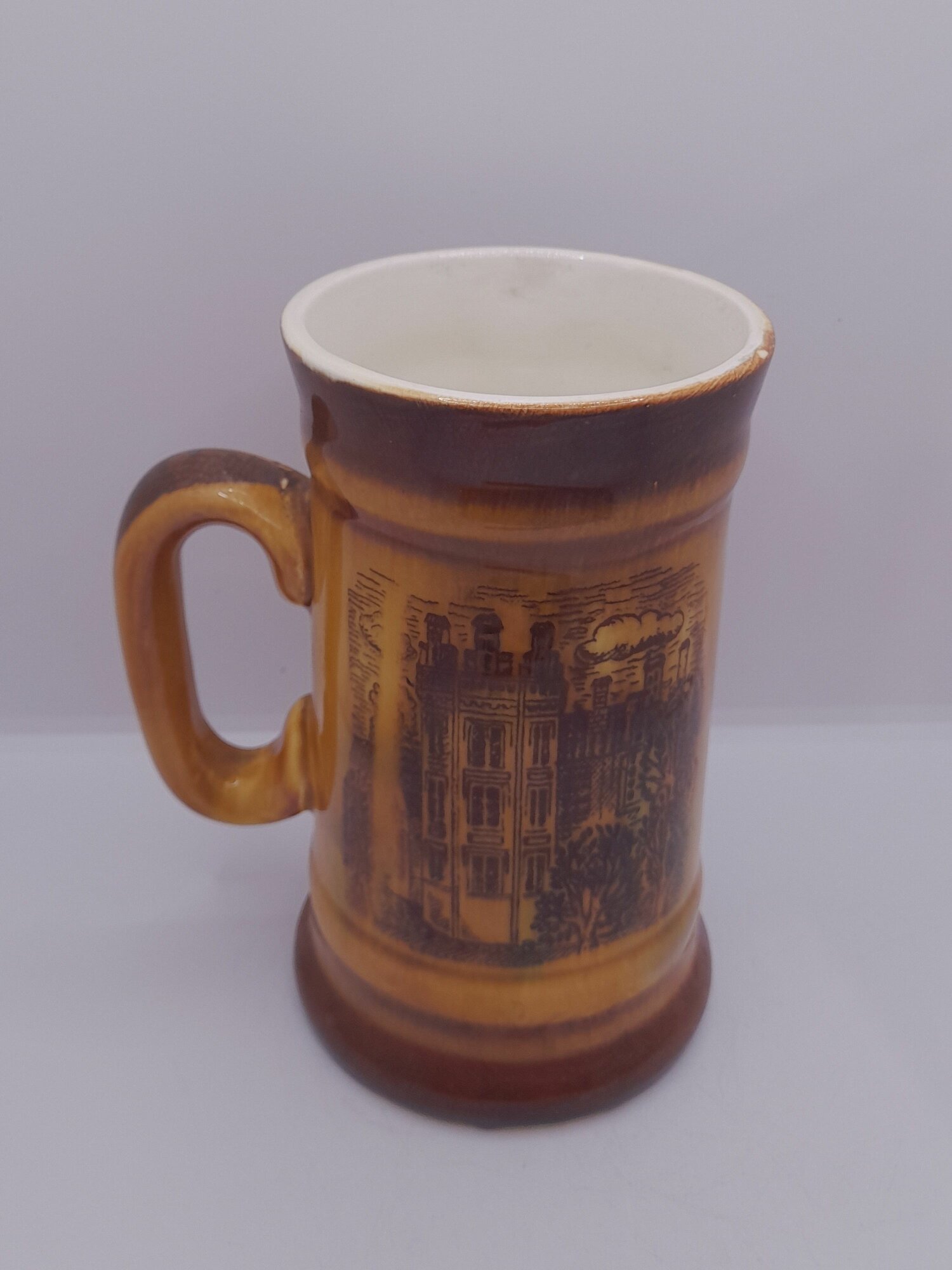 Винтажная советская пивная кружка, ЗиК Конаково, фарфор, СССР