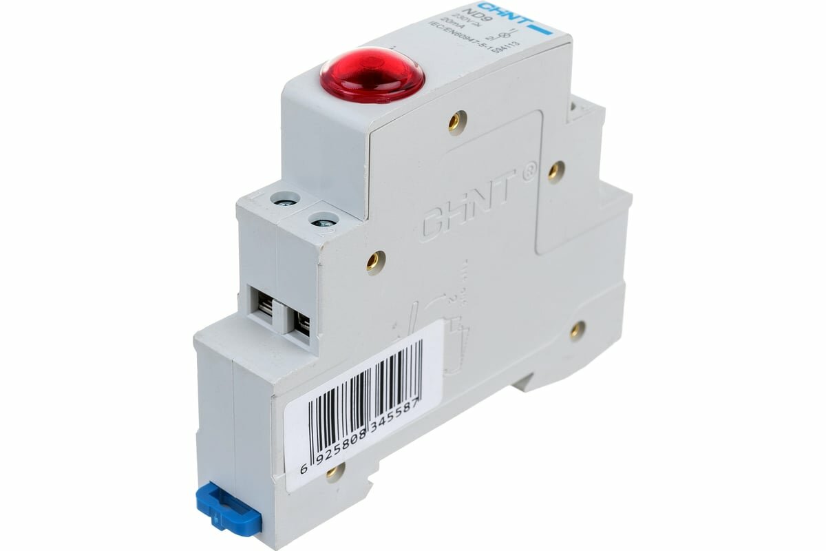 CHINT ND9-1/r красный светодиодный индикатор, питание AC/DC 230 В, LED 594113