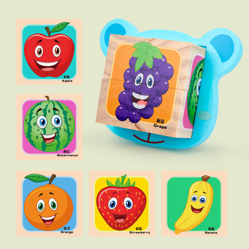 Игрушка развивающая "Enlightenment Stacking Dinosaur", деревянная, 3D, 17x13.5x5.5 см