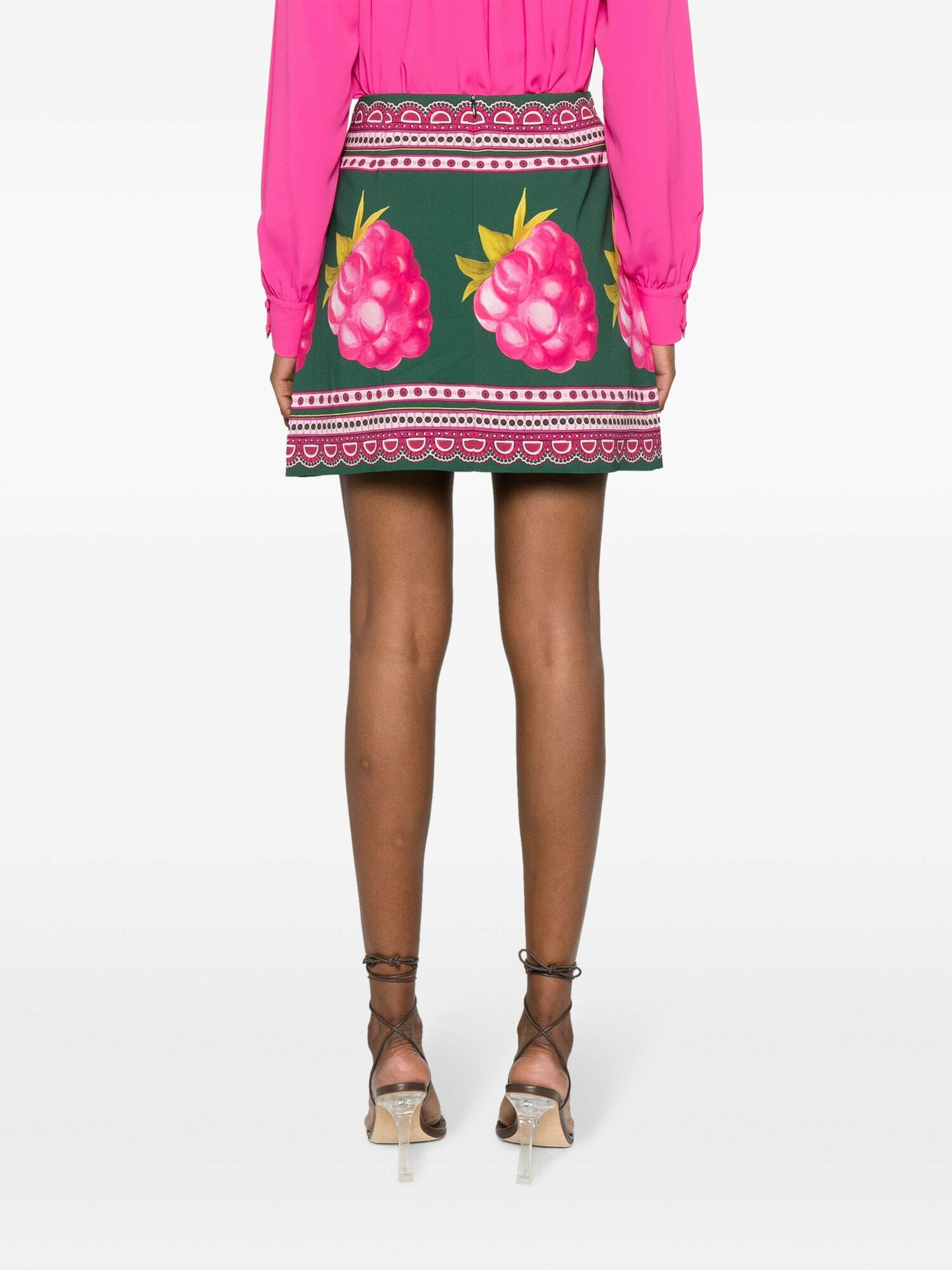 Юбка La DOUBLEJ Graphic-print wrap miniskirt, размер 38 — фото 1