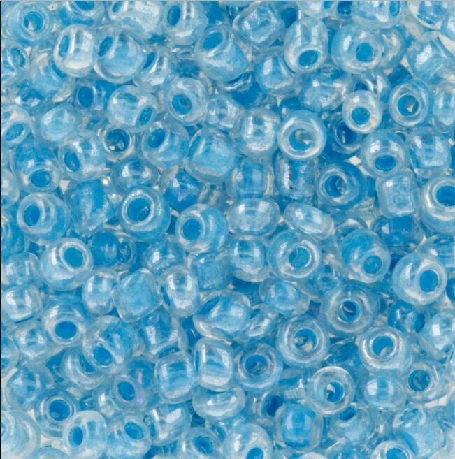 Бисер круглый Zlatka art: GR2216-11 синий 10 гр. 1шт.