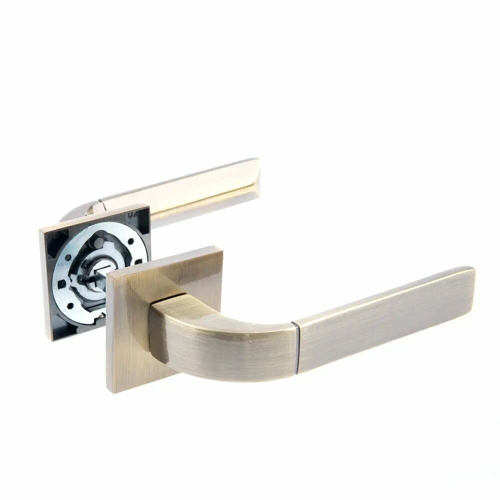 Дверные ручки H-30104-А-АВ, без запирания, цвет бронза