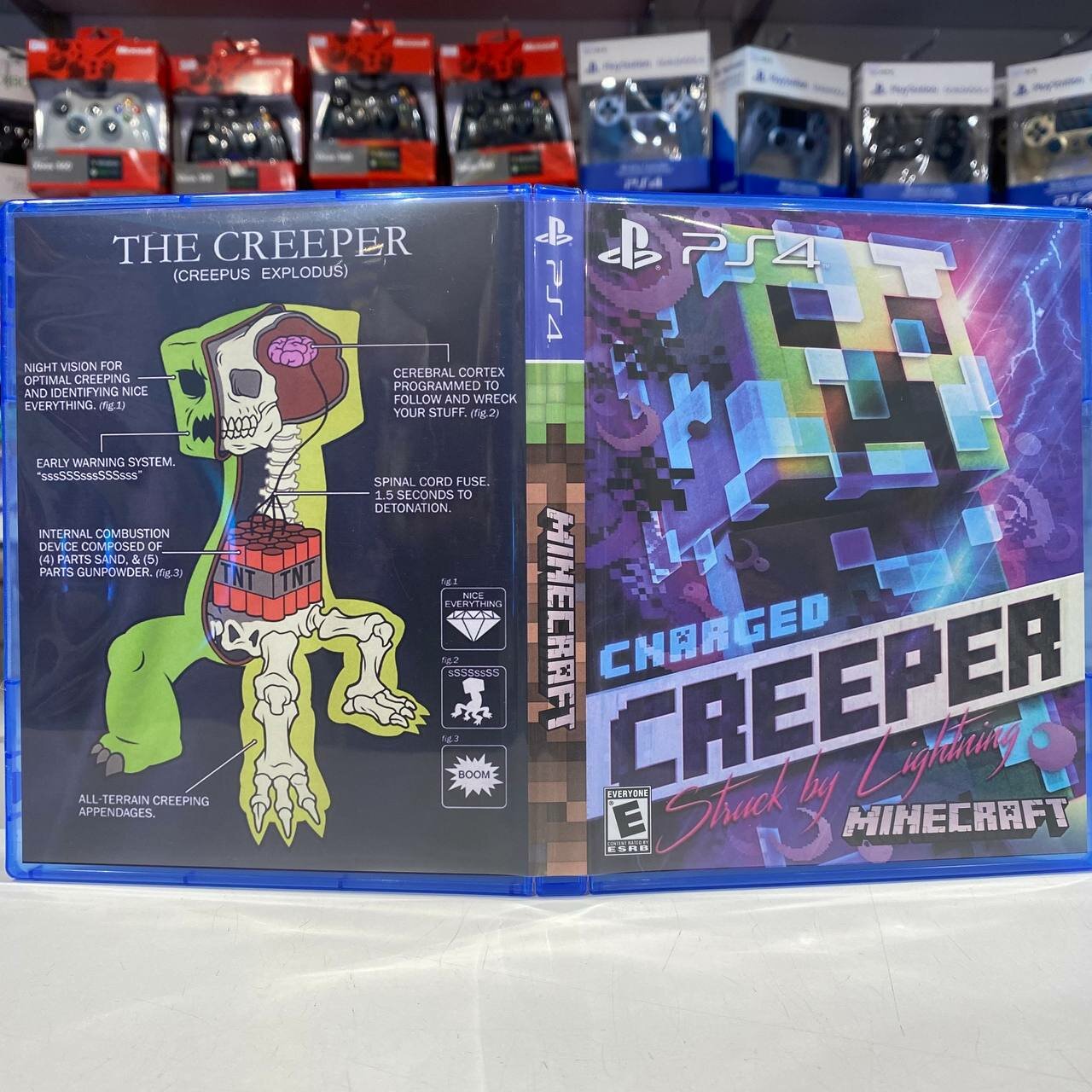 Эксклюзивная обложка PS4 для Minecraft №25