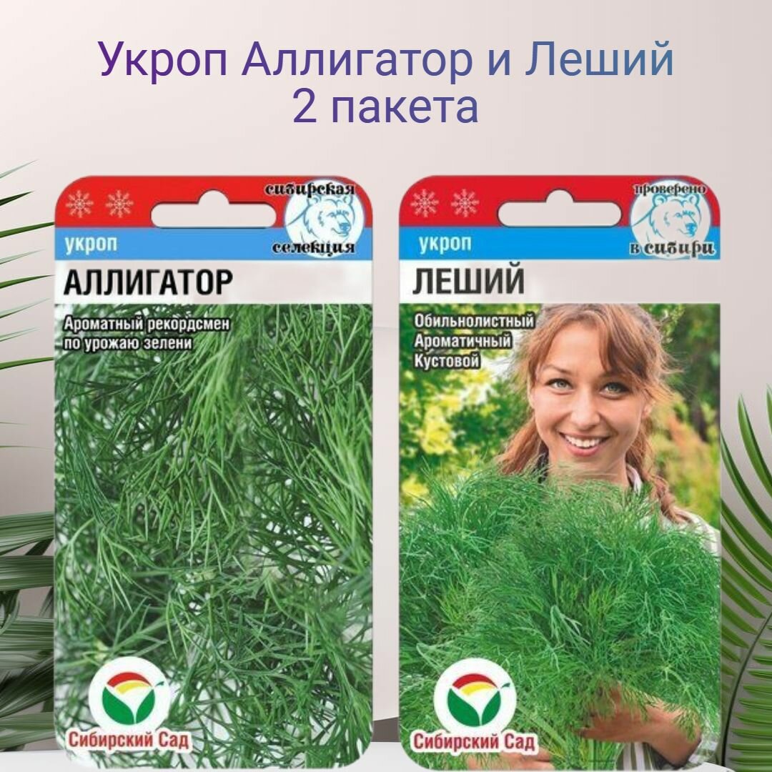 Укроп Аллигатор и Леший 2 пакета