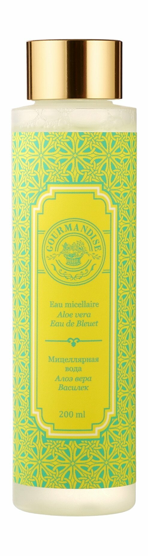 GOURMANDISE Мицеллярная вода Алоэ вера Василек, 200 мл