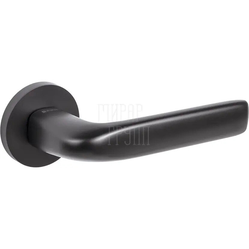 Дверная ручка на круглой розетке Fuaro (Фуаро) "PRIDE" K. SLR52 графит