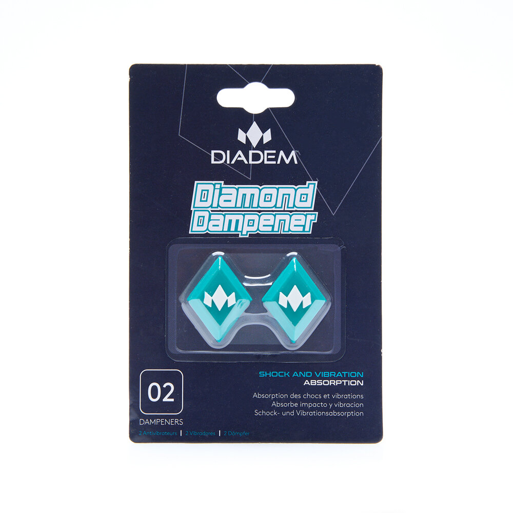 Виброгасители DIADEM Diamond, DD-2-TL, упаковка 2 шт, бирюзовые