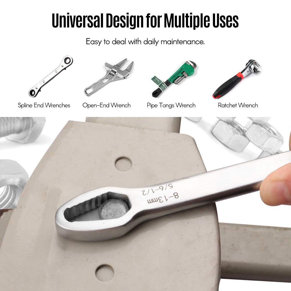 Самозатягивающийся гаечный ключ, регулируемый момент, для велосипедов/авто/мото