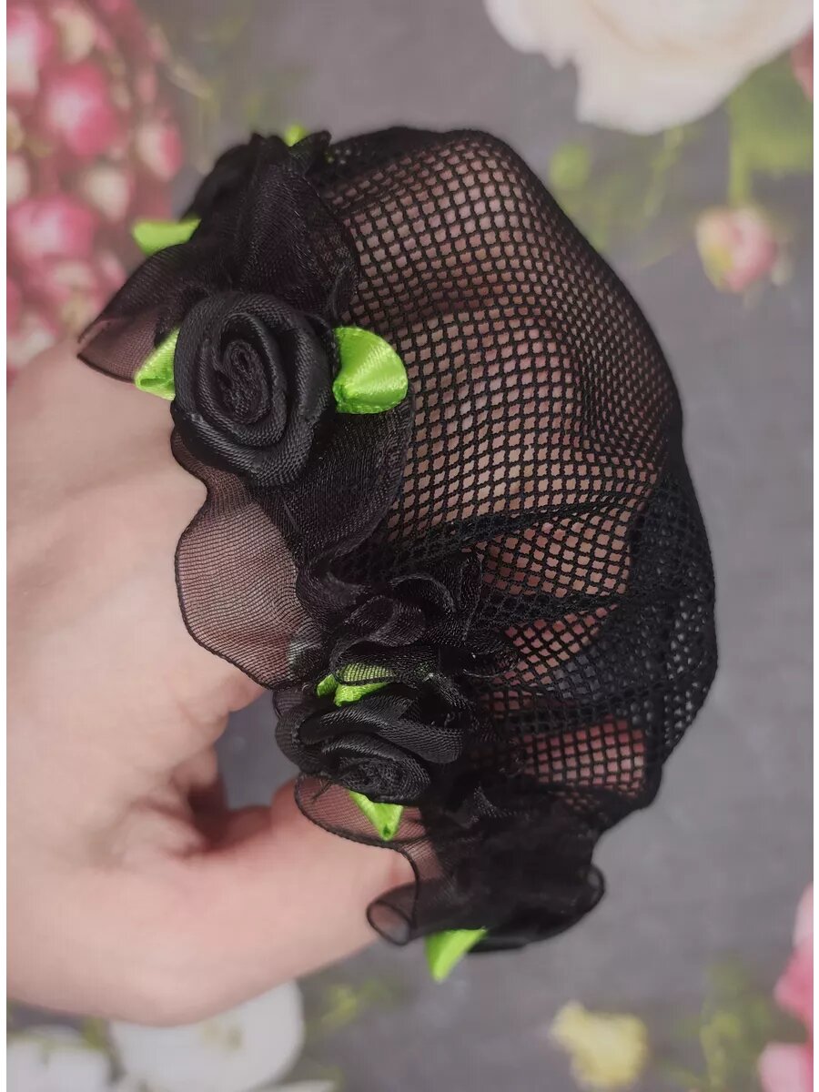 Резинка сетка на пучок, 2 шт