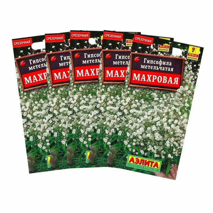 Семена цветов Гипсофила "Махровая", набор 5 шт