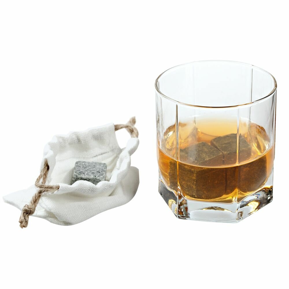 Подарочный набор Ego, бокал: диаметр 7,5 см, высота 8 см; мешочек для камней: 12,5х8см; упаковка: 9,2х7,6х7,5 см