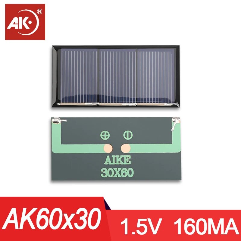 Мини-солнечные панели AK 60x30mm