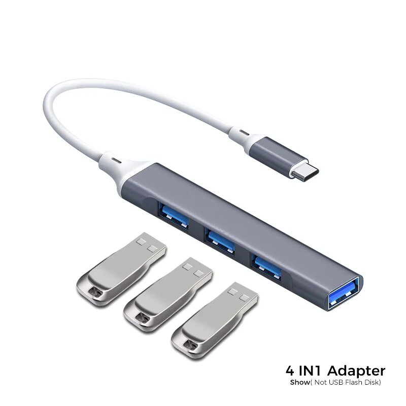 Многофункциональный кардридер USB 3.0 6 в 1 4IN1TYP-CHUB