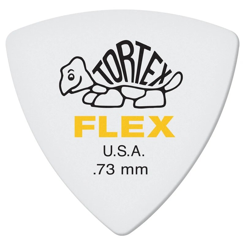 Dunlop Pick 456R FLEX Tortex JAZZ 3 матовый медиатор для гитары 1 pieces -0.73mm
