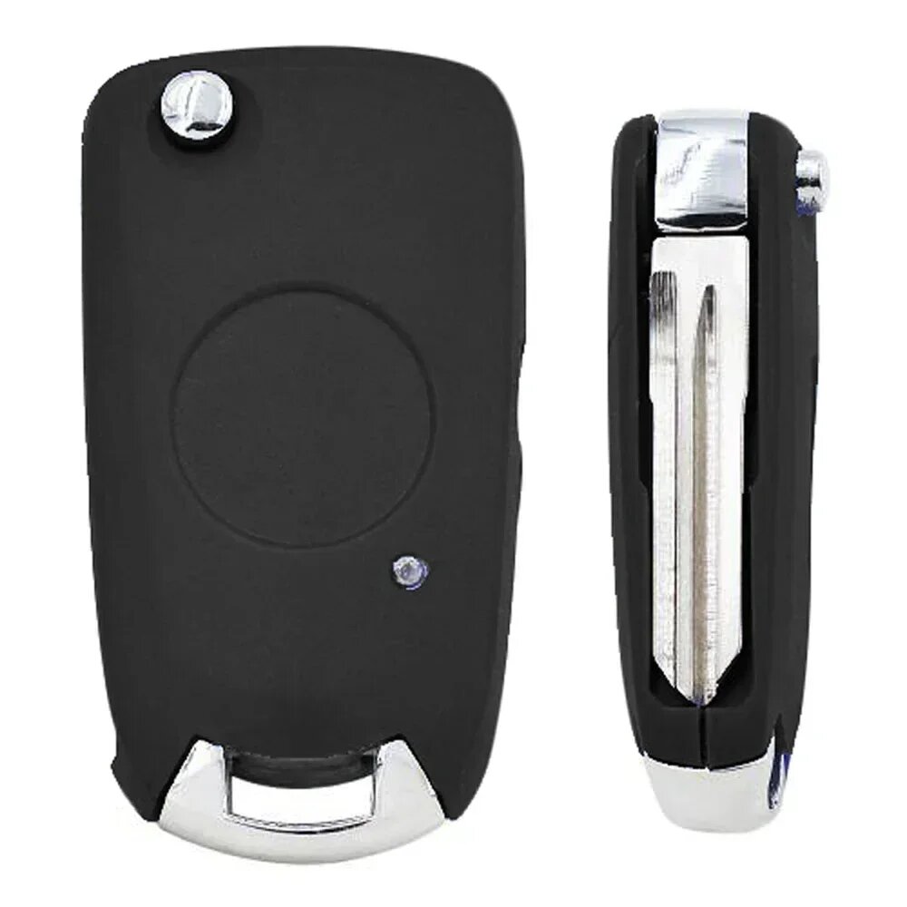 Ecusells 1 кнопка складной чехол для дистанционного ключа откидная крышка корпуса брелок сбоку 1 кнопка для Fiat Punto Bravo Stilo Uncut Blade черный