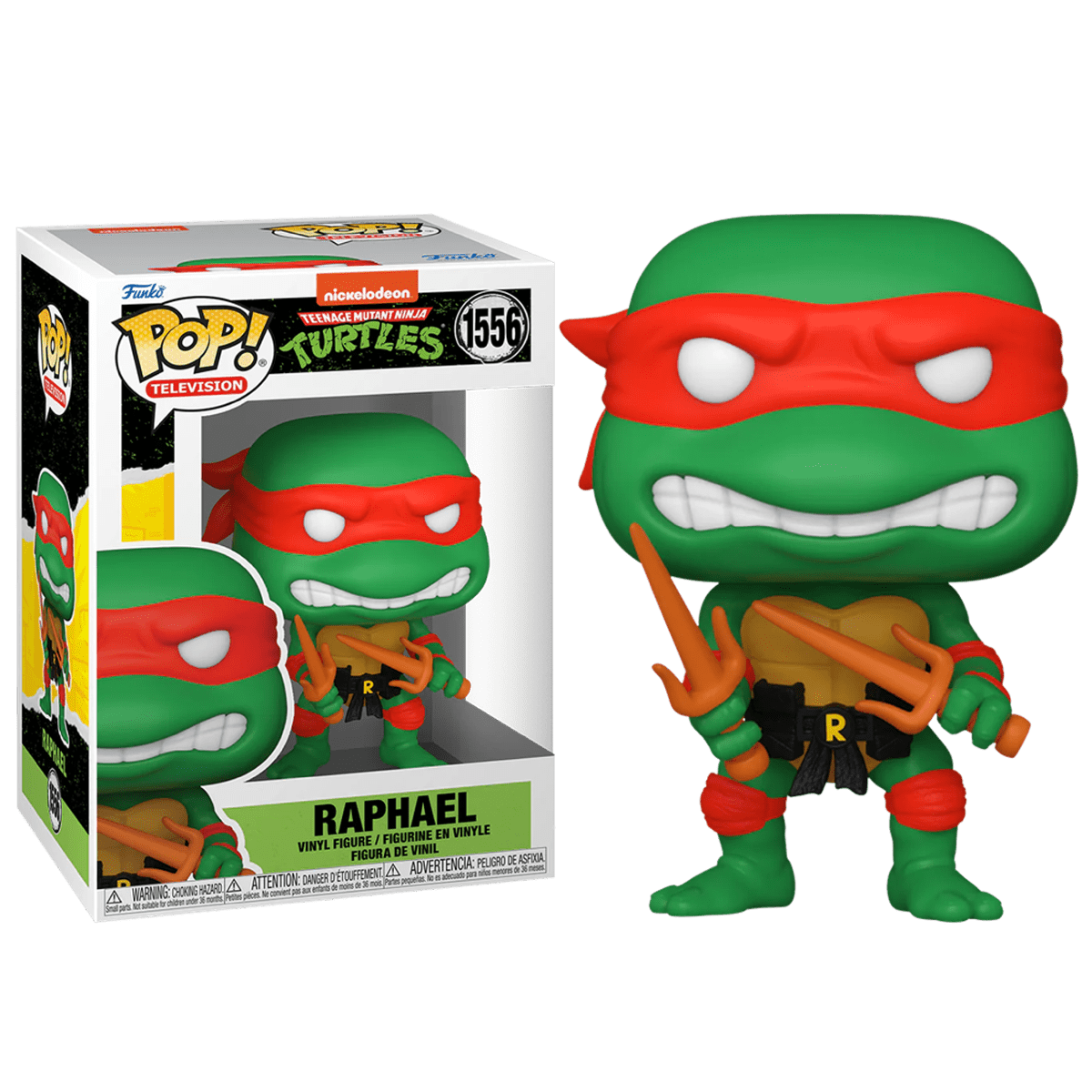 Фигурка Funko POP! Черепашка-ниндзя Рафаэль с саями (Raphael) #1556