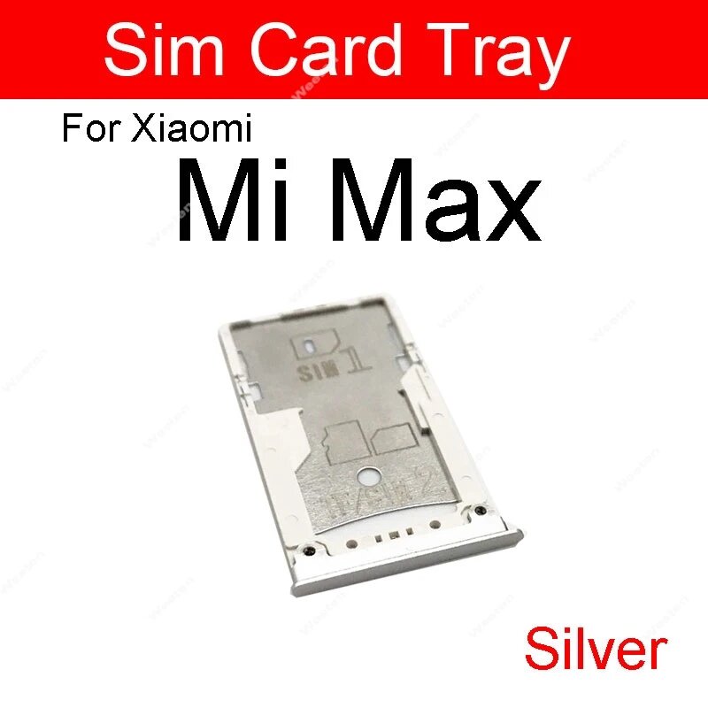 Лоток для SIM-карты, держатель слота, адаптер для Xiaomi Mi Max 2 3 Mix 2 2S 3 адаптер для лотка для SIM-карты/TF, запасные части