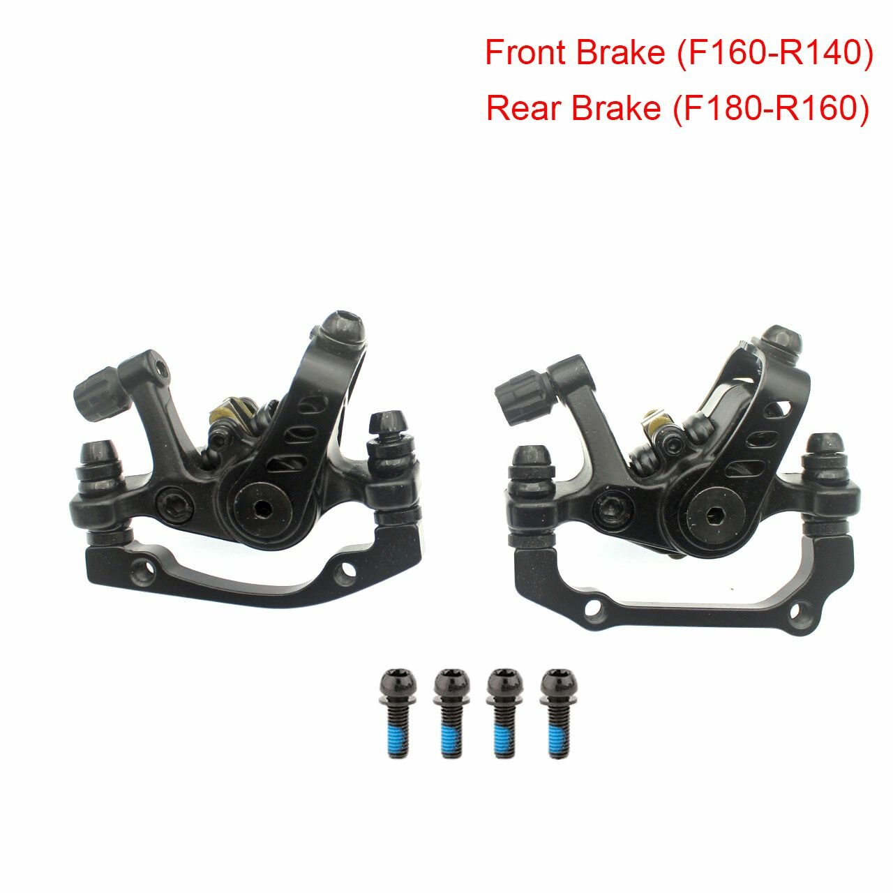 Велосипедный дисковый тормоз из алюминиевого сплава F160 R160 MTB Велосипедный механический суппорт Дисковый тормоз двойной боковой привод